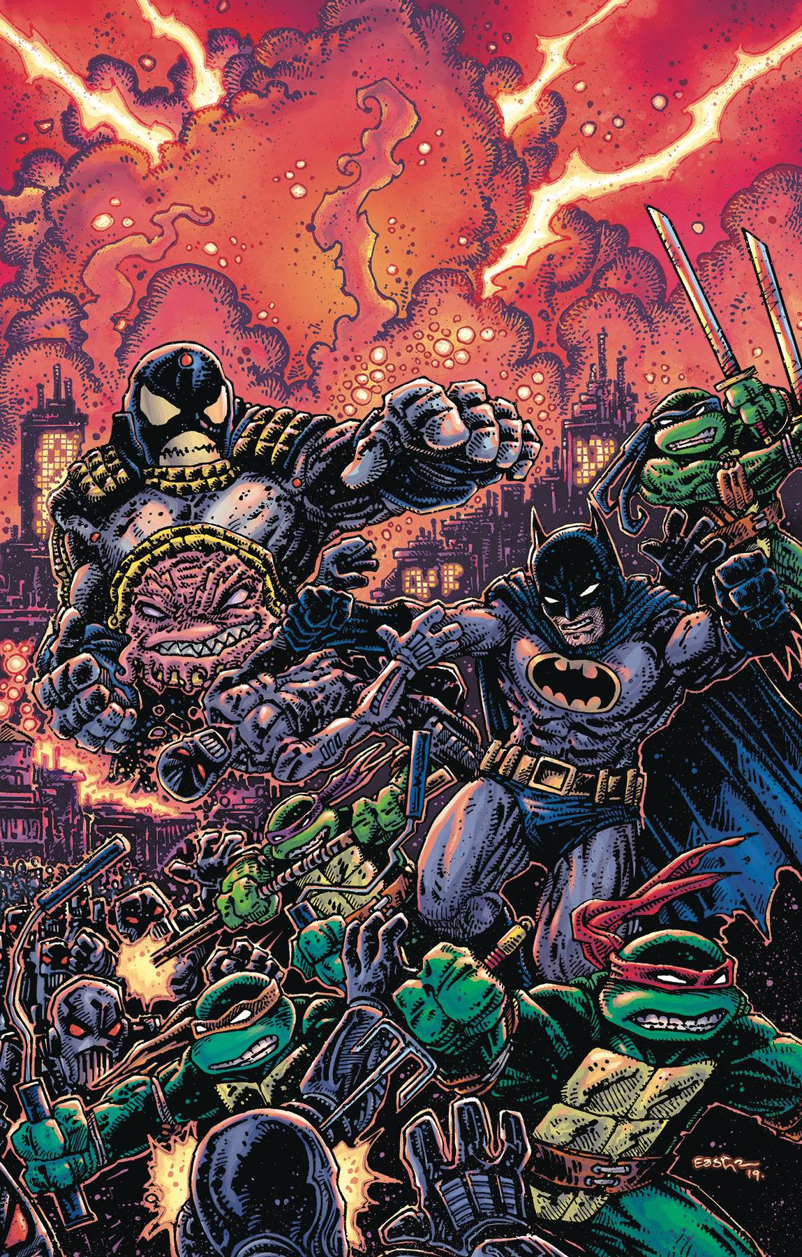 Teenage Mutant Ninja Turtles And Batman Comic