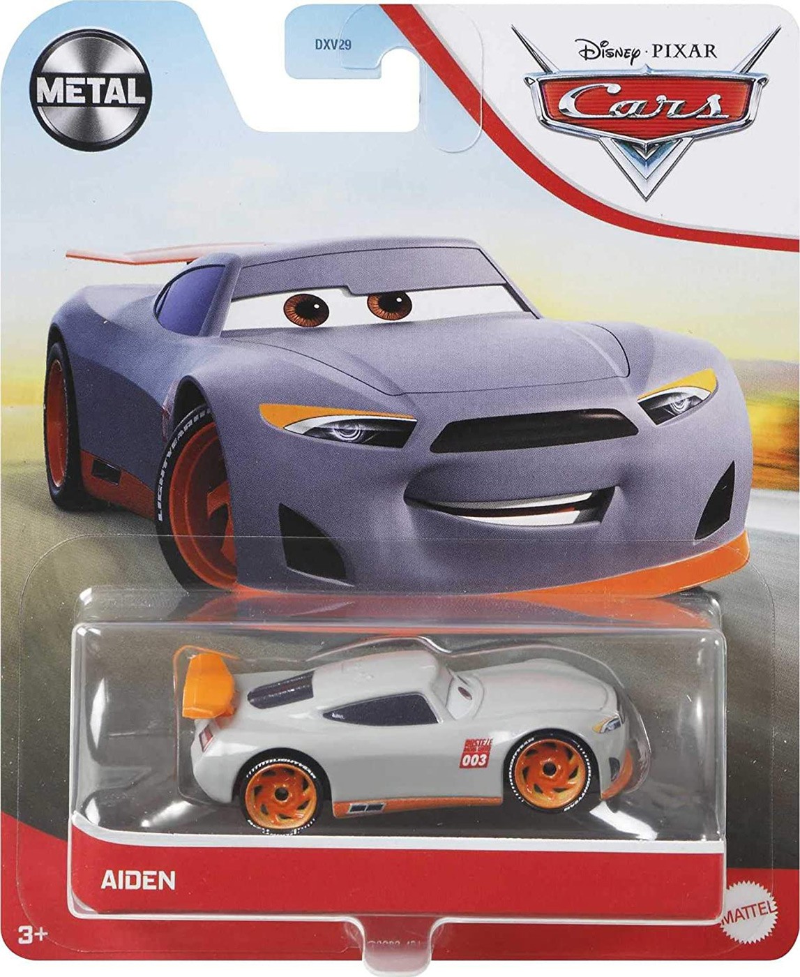 Mattel Disney / Pixar Cars Cars 3 Metal Aiden 1:55 Diecast Car