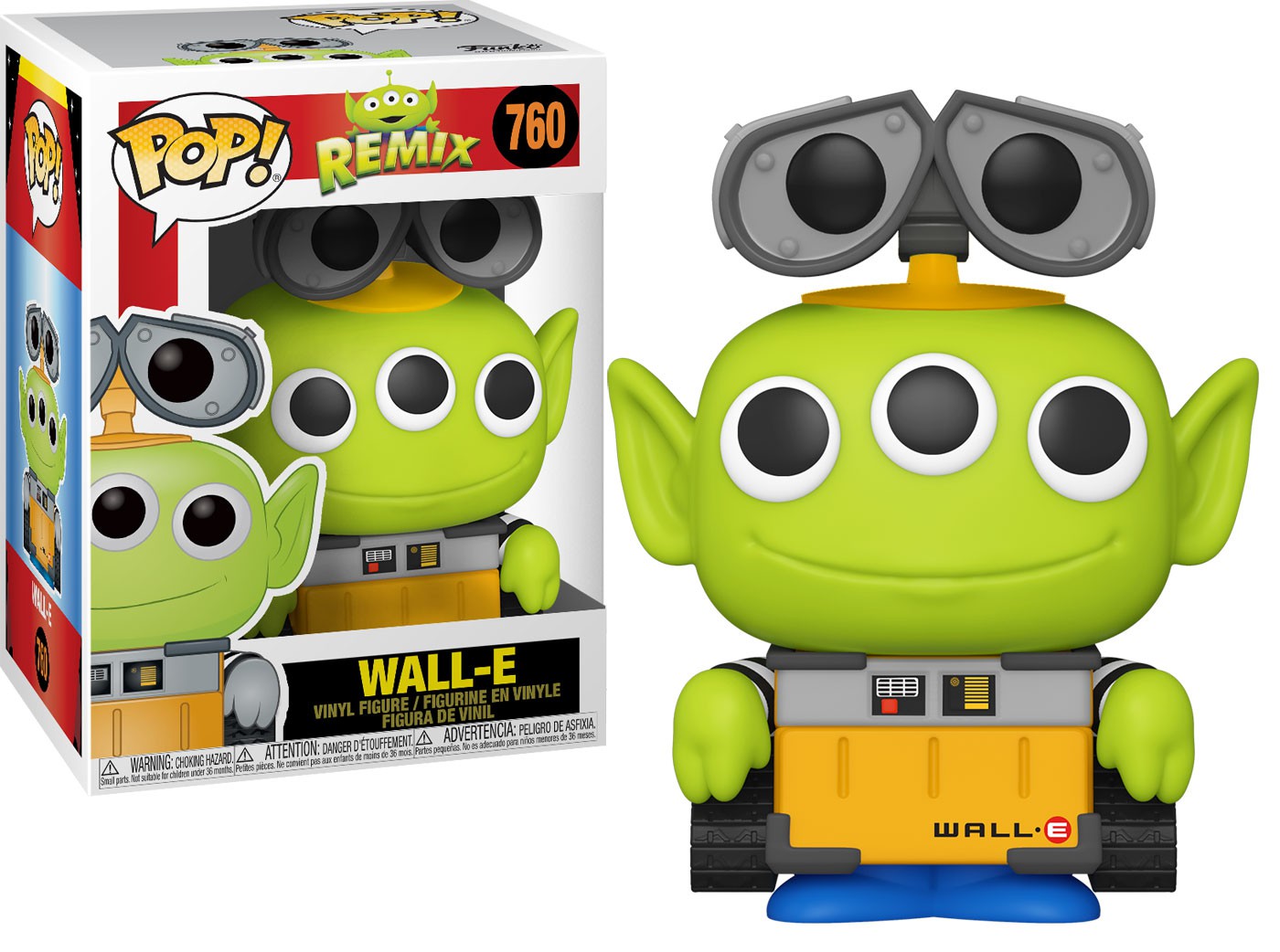 Funko Disney / Pixar Alien Remix POP! Disney Wall-E Vinyl Figure #760