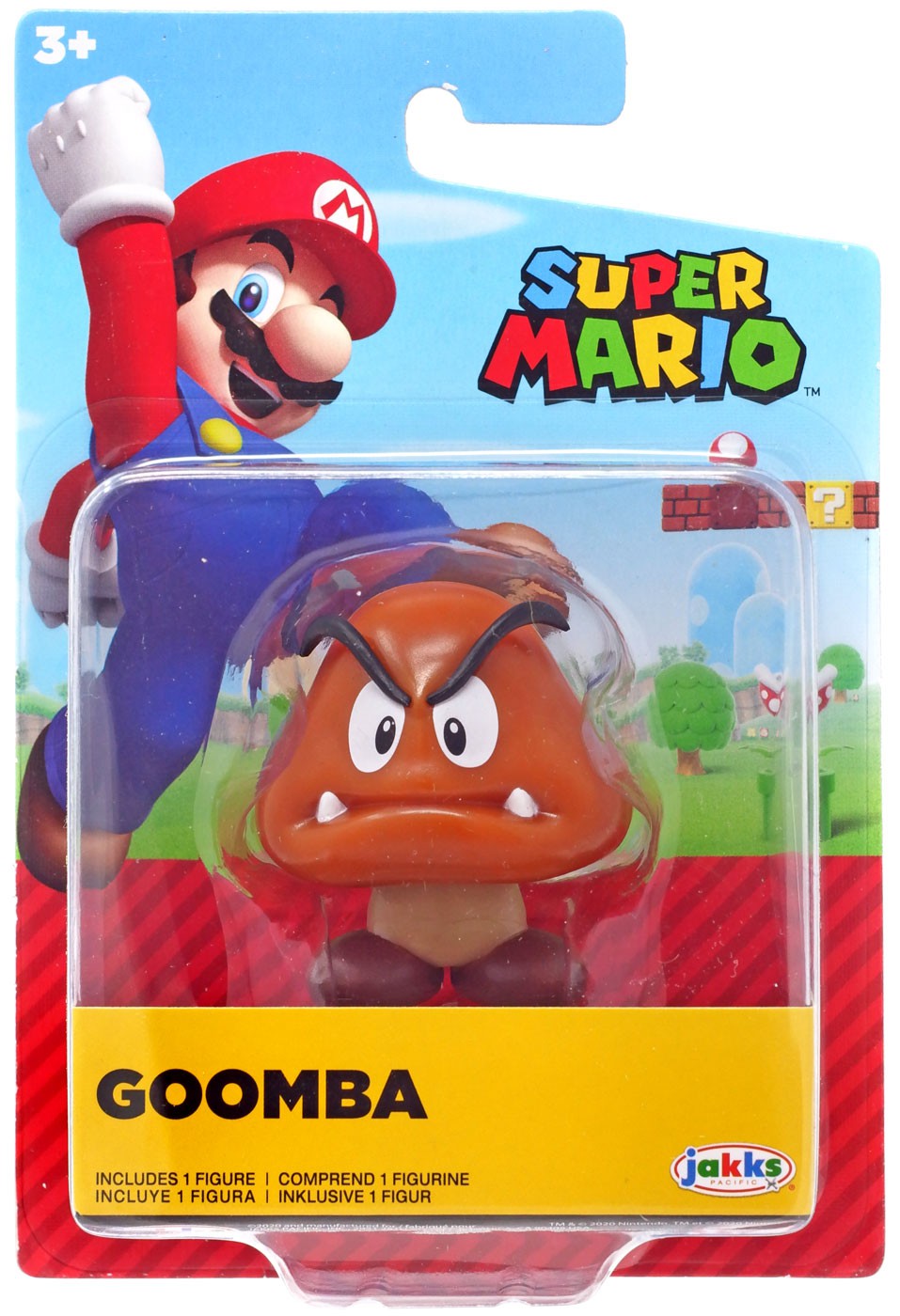 Jakks Pacific World of Nintendo Super Mario Wave 25 Goomba 2.5" Mini Figure