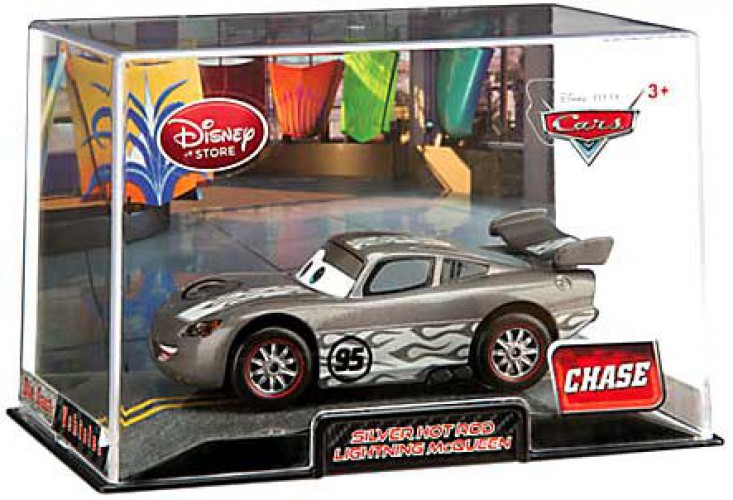 Disney / Pixar Cars 1:43 Collectors Case Silver Hot Rod Lightning ...