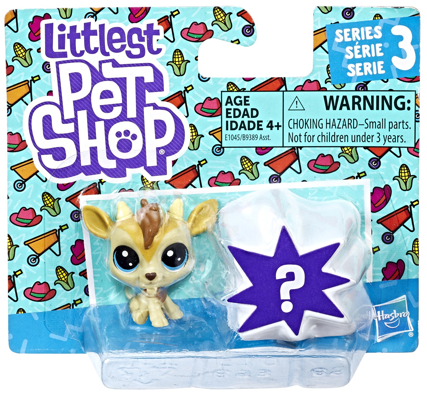 Hasbro Littlest Pet Shop Series 3 Quincy Goatee & Mystery Figure Mini ...
