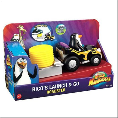 Mattel World of Madagascar Rico's Launch & Go Roadster Exclusive