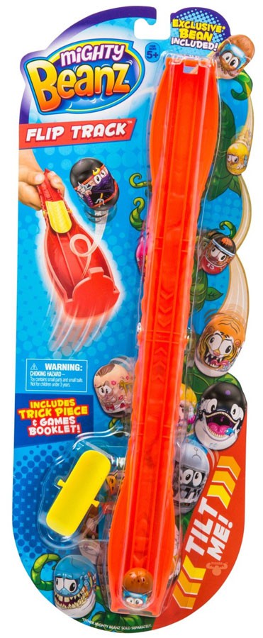 Moose Toys Mighty Beanz Orange Flip Track