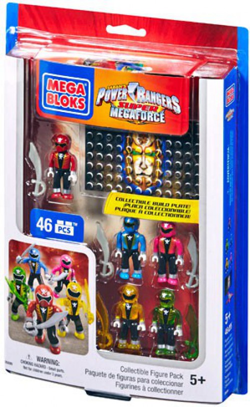 Mega Bloks Power Rangers Collectible Figure Pack Set #5699