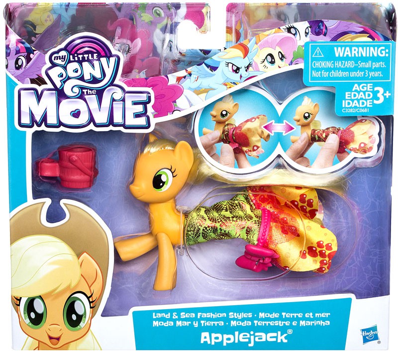 Hasbro My Little Pony The Movie Applejack Land & Sea Figure
