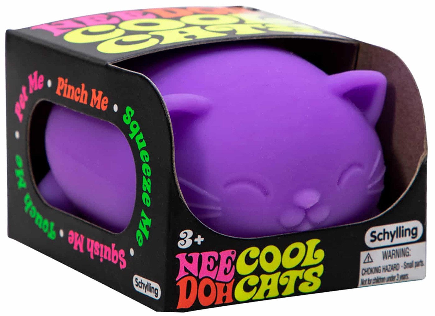 NeeDoh The Groovy Glob Cool Cats PURPLE 2.5-Inch Small Stress Ball | eBay