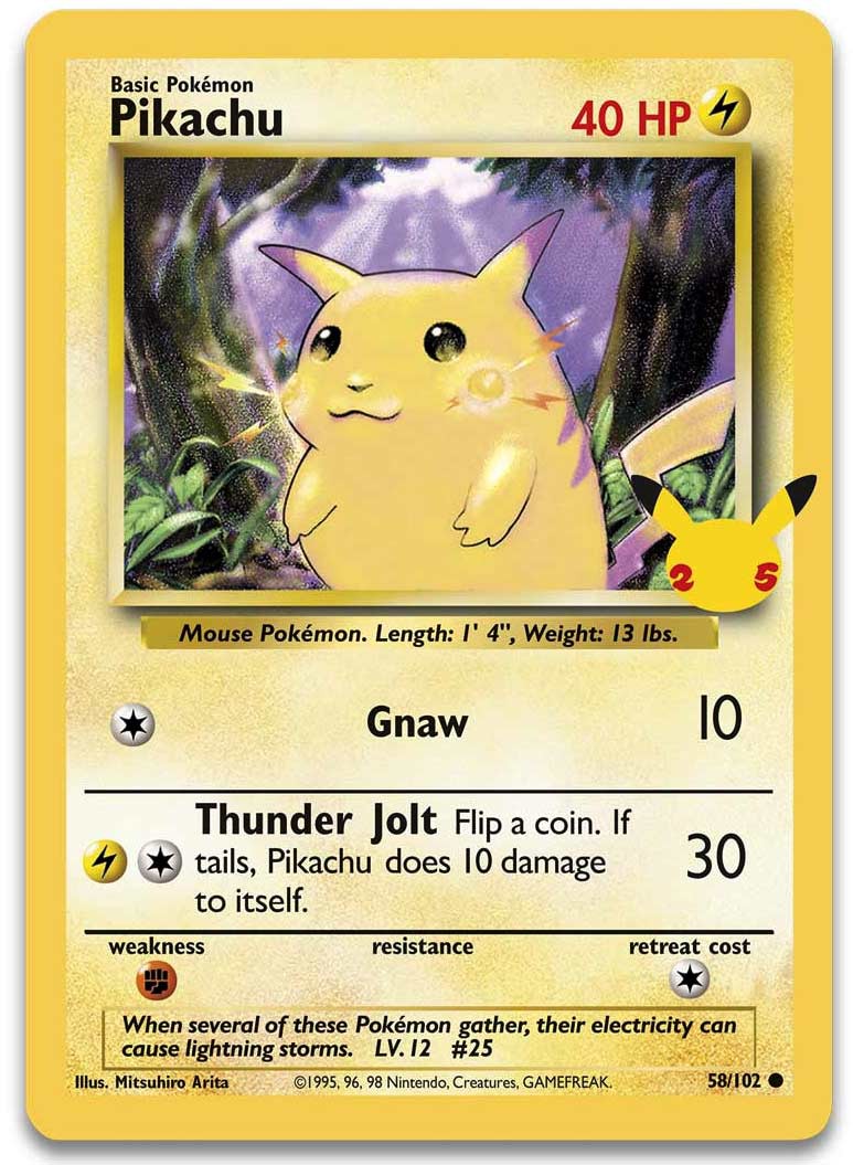 Original Pikachu Card Identifying Early Pokémon Cards