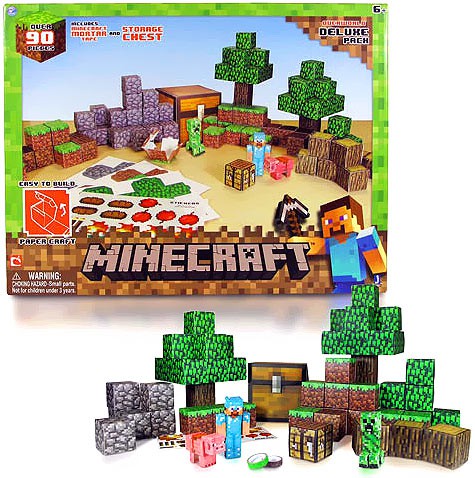 Minecraft Papercraft Food Minecraft In Real Life: DIY Grass Blocks For