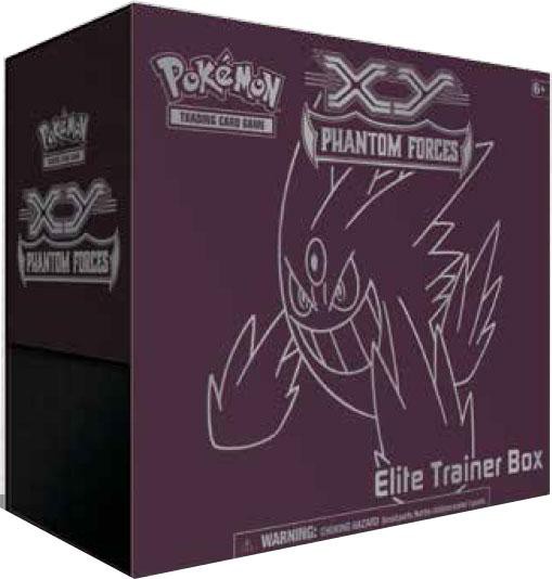 Pokemon XY Phantom Forces Gengar Elite Trainer Box [8 Booster Packs, 65 ...