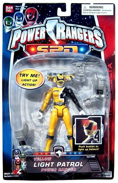 Bandai Toys Power Rangers SPD Yellow Light Patrol Power Ranger Action ...
