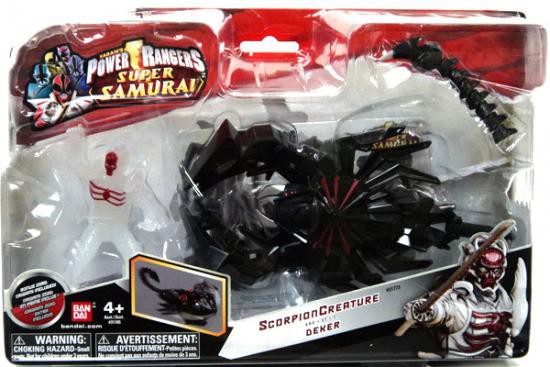 Bandai Toys Power Rangers Super Samurai Scorpion Creature & Deker ...