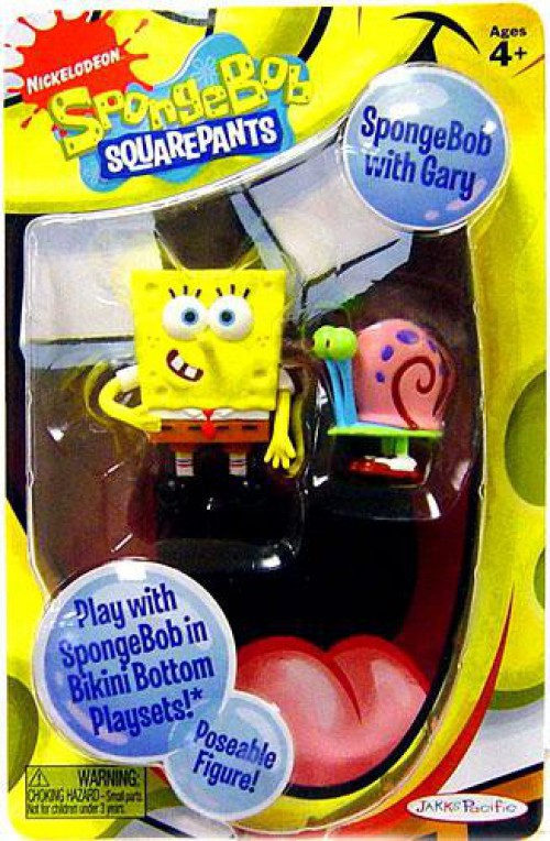 Jakks Pacific Spongebob Squarepants Spongebob Mini Figure [With Gary]