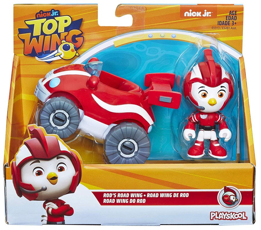 Hasbro Nick Jr. Top Wing Rod's Road Wing Figure & Vehicle