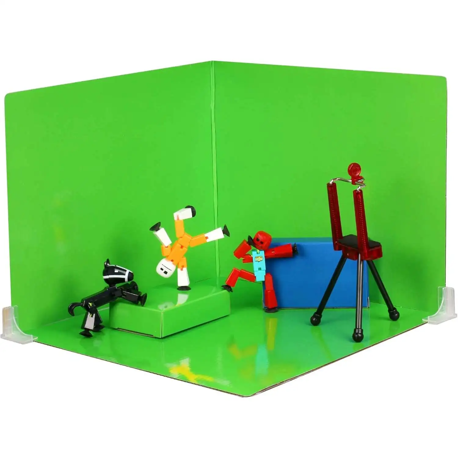Stikbot Studio Pro Zanimation 3 Playset 2 Stikbots 1 Pet with GreenBlue ...
