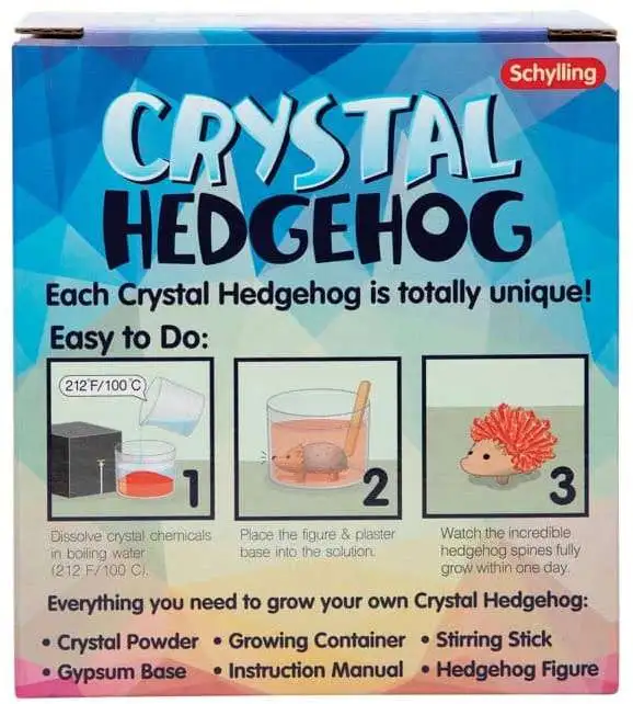 Crystal Hedgehog Crystal Hedgehog Kit RANDOM COLOR Schylling - ToyWiz