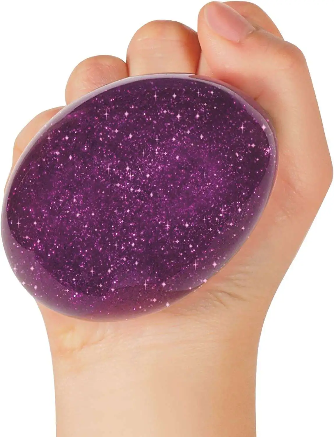 NeeDoh The Groovy Glob Stardust Shimmer Purple 2.5 Stress Ball ...