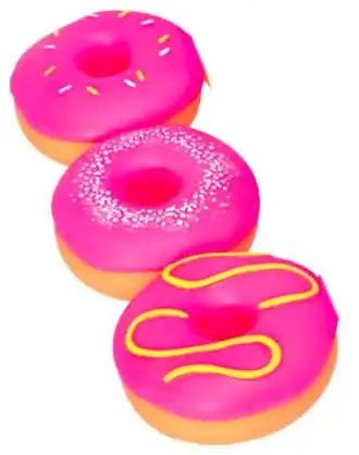 NeeDoh Dohnut Stress Ball PINK Frosting Schylling - ToyWiz