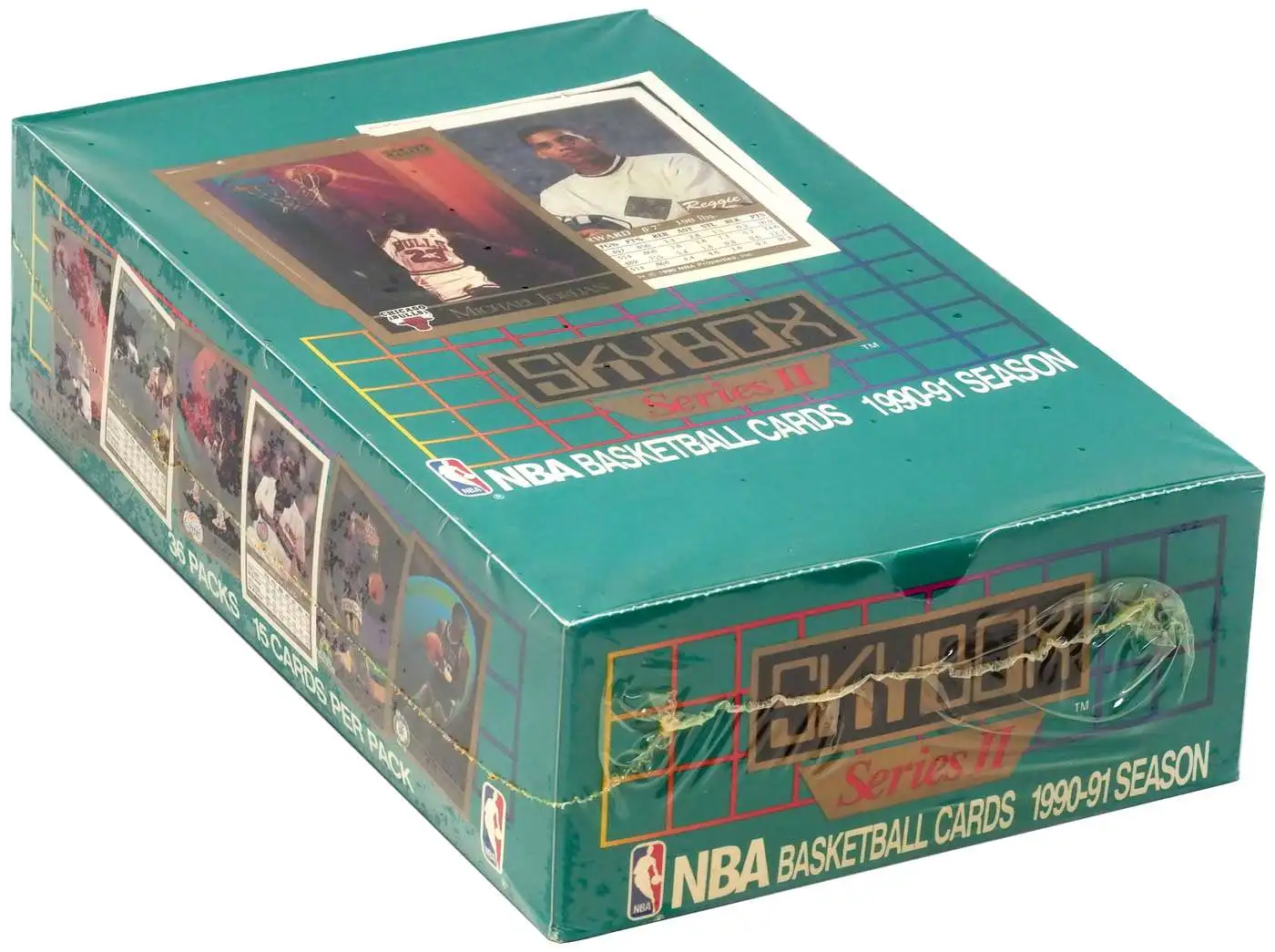 NBA Skybox 1990-91 Series 2 Basketball Trading Card Box 36 Packs - ToyWiz