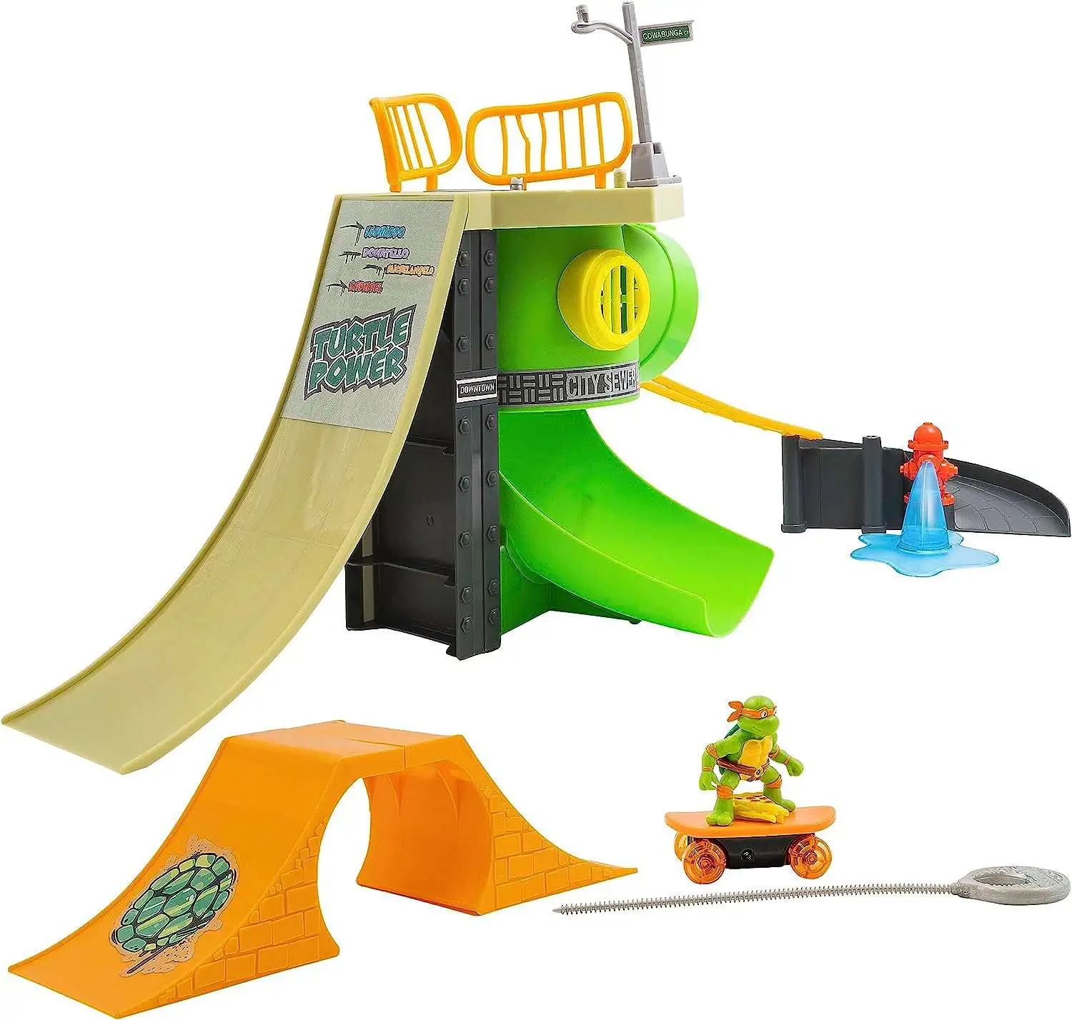 Teenage Mutant Ninja Turtles Nickelodeon Turtle Madness Skate Park ...