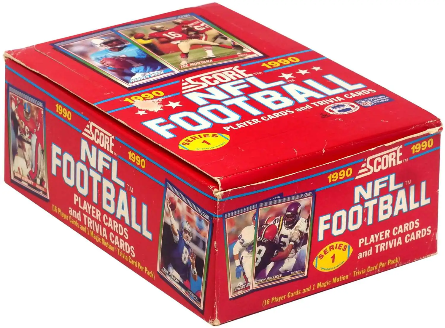 Nfl Score 1990 Series 1 Football Trading Card Box 36 Packs - Toywiz