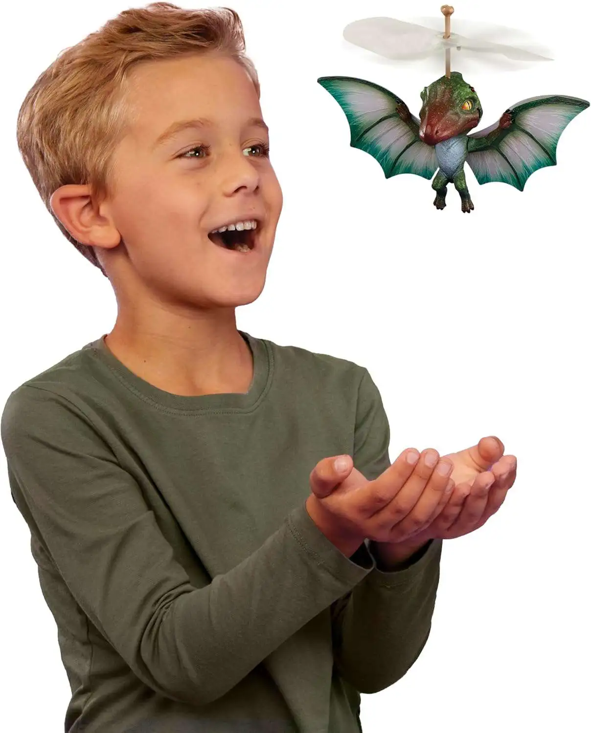 GrossMos Flying Dino Interactive Playset GREEN Dinosaur MGA ...