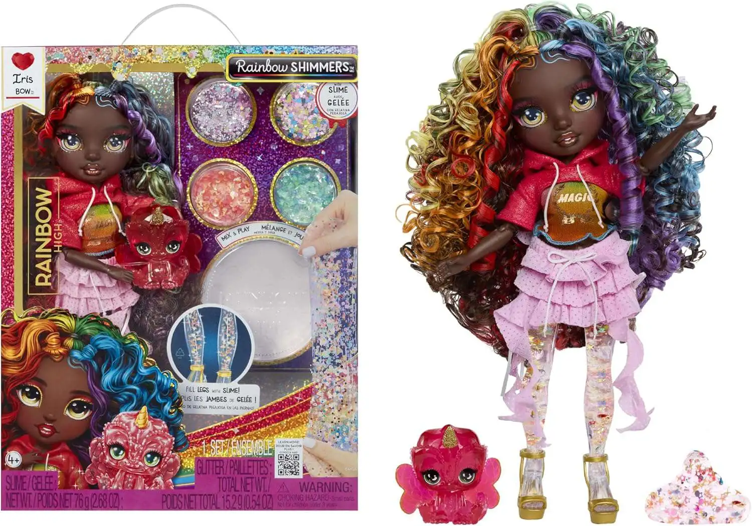 Rainbow High Rainbow Shimmers Iris Bow Doll MGA Entertainment - ToyWiz