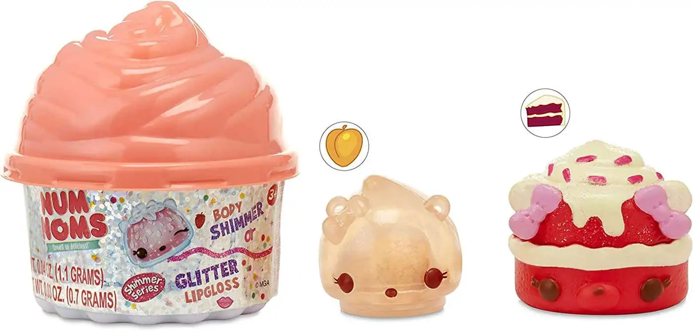 Num Noms Series 6-2 Shimmer Series Body Shimmer or Glitter Lipgloss ...
