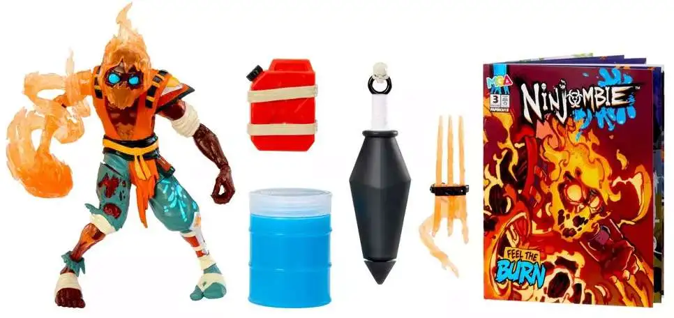 Ninjombie Scorchtrike Action Figure Slime Strike Action MGA ...