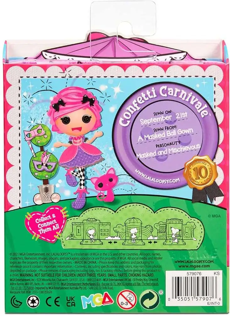 Lalaloopsy Mini Confetti Carnivale Mini Figure Playset MGA ...