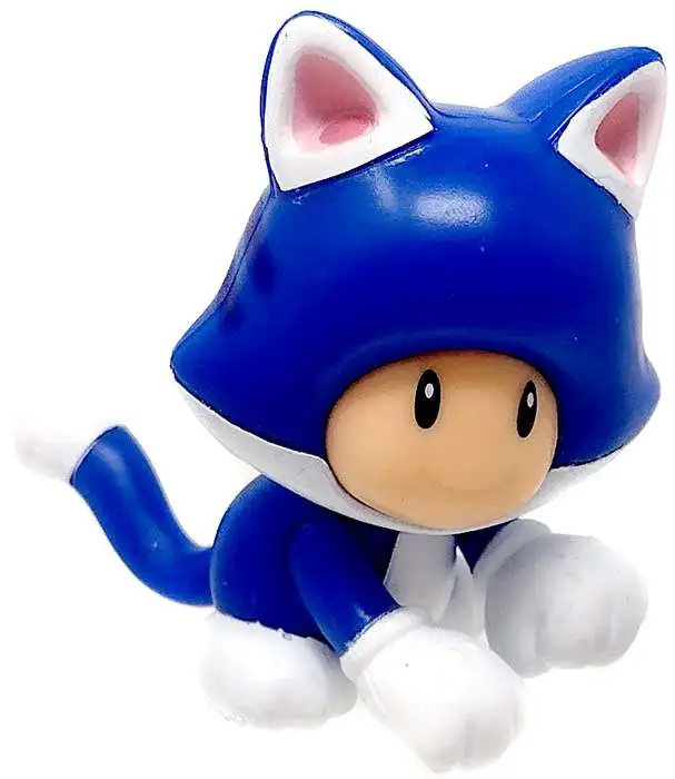 Super Mario Cat Toad 2.5 Collectible Figure Checklane Jakks Pacific ...