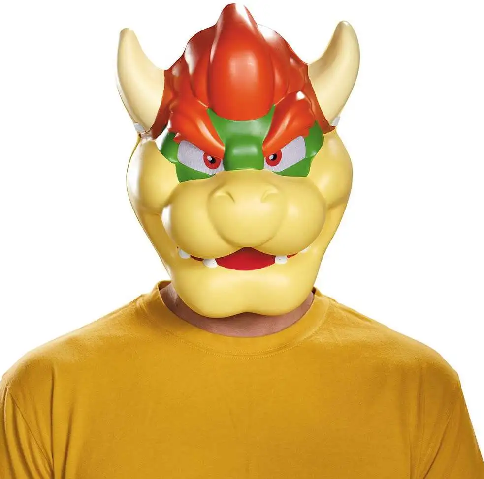Super Mario Bowser Mask Adult Disguise - ToyWiz