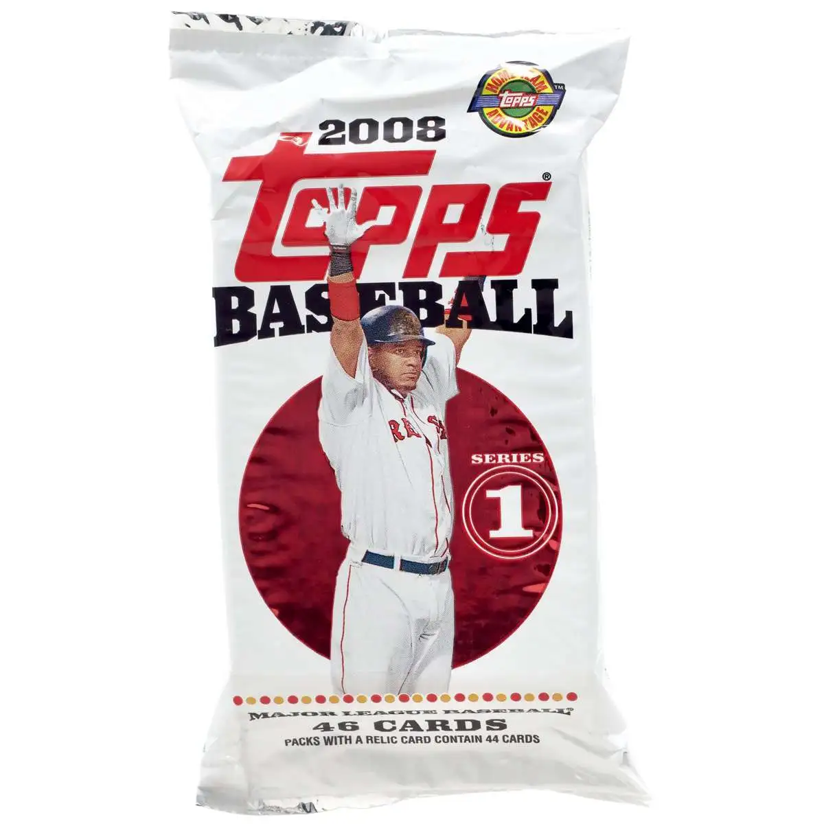 MLB Topps 2008 Series 1 Baseball Trading Card JUMBO Pack 46 Cards - ToyWiz