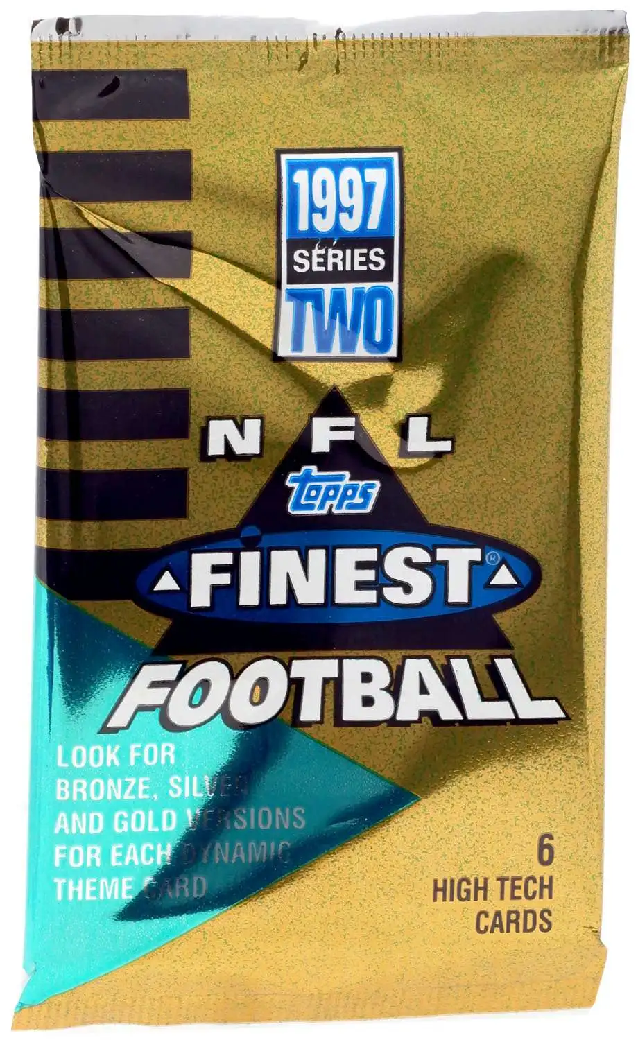 NFL Topps 1997 Finest Football Series 2 Trading Card HOBBY Pack 6 Cards ...