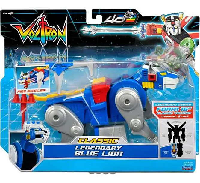 Voltron CLASSIC Legendary Blue Lion Combinable Action Figure 40th ...