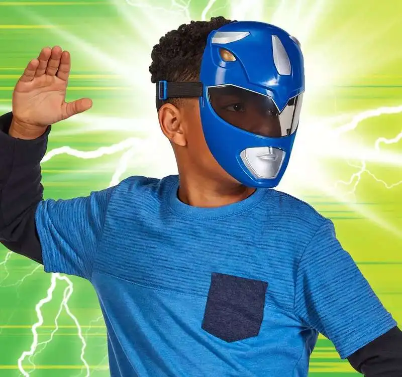 Power Rangers Mighty Morphin Re-Ignition Blue Ranger Mask Playmates ...