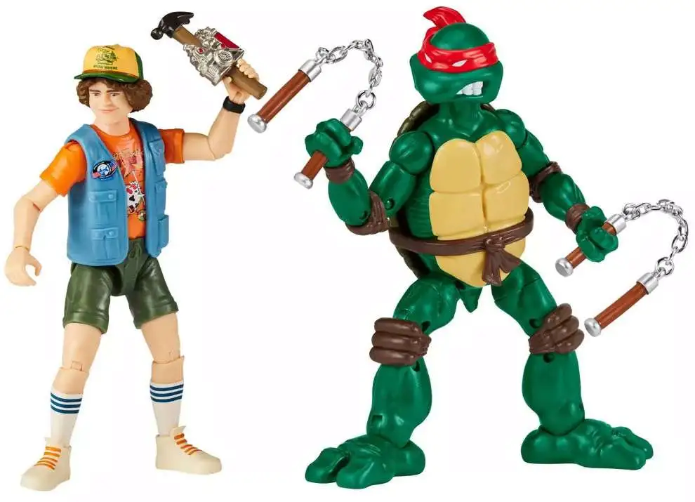 Teenage Mutant Ninja Turtles Stranger Things Michelangelo Dustin ...