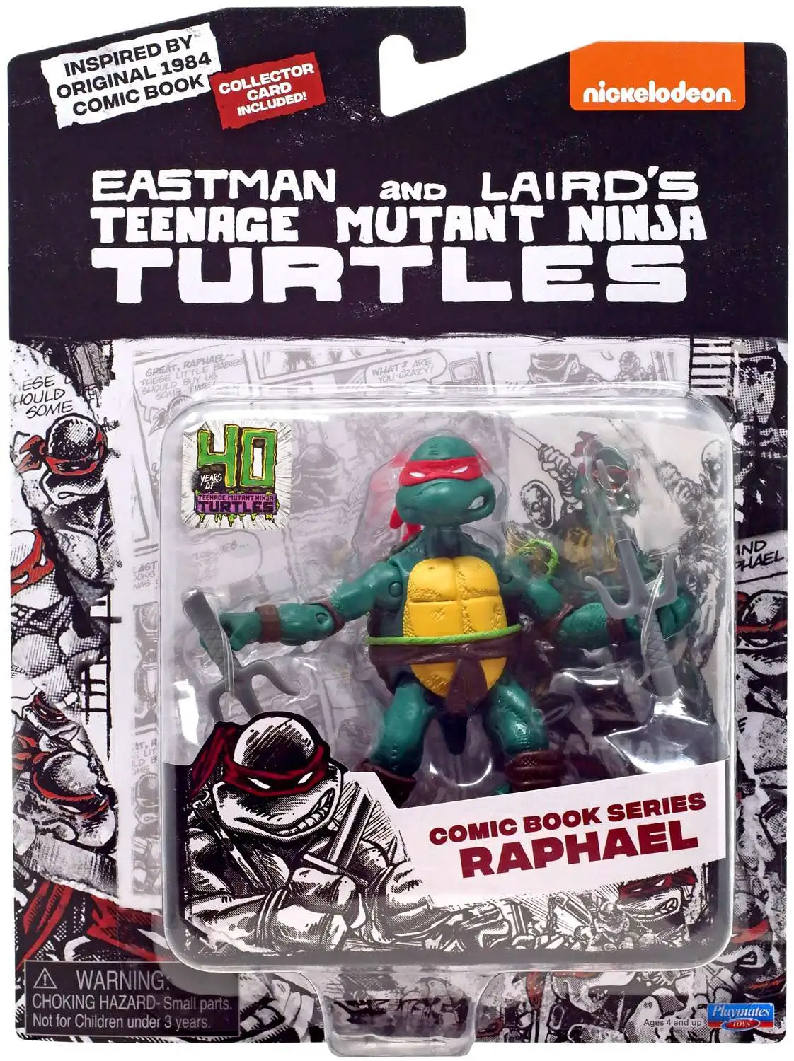 Teenage Mutant Ninja Turtles Eastman Lairds Comic Book Series Raphael 4.5 Action Figure with ...