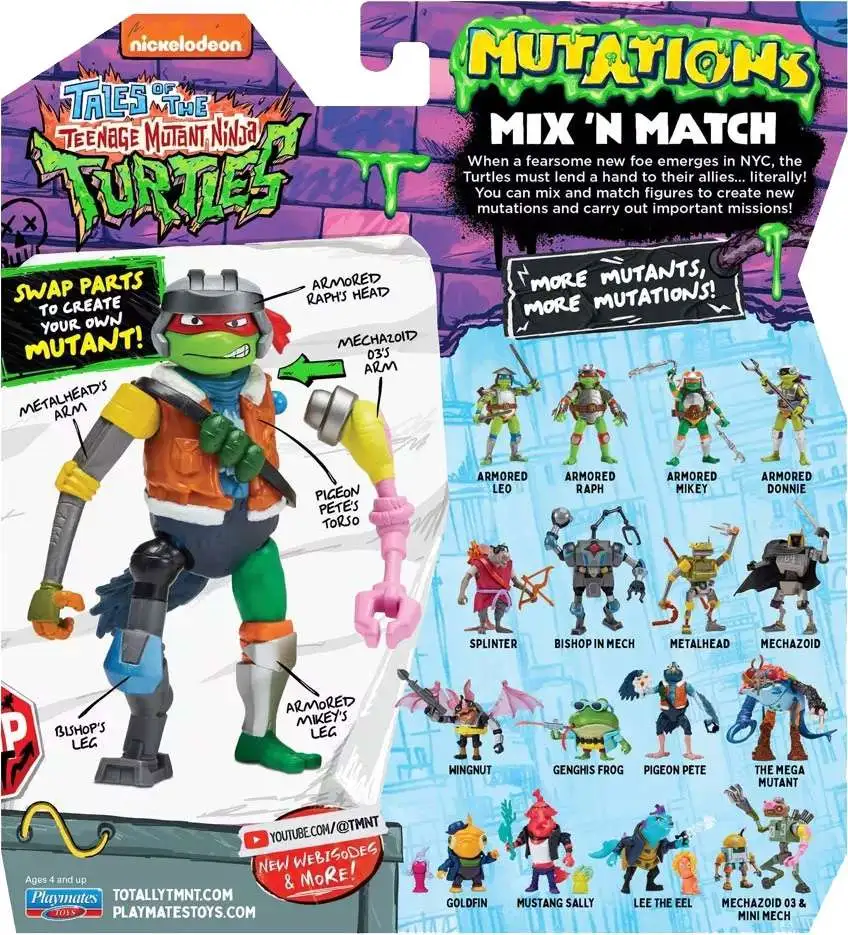 Teenage Mutant Ninja Turtles Tales of the TMNT Mutations Mix N Match ...