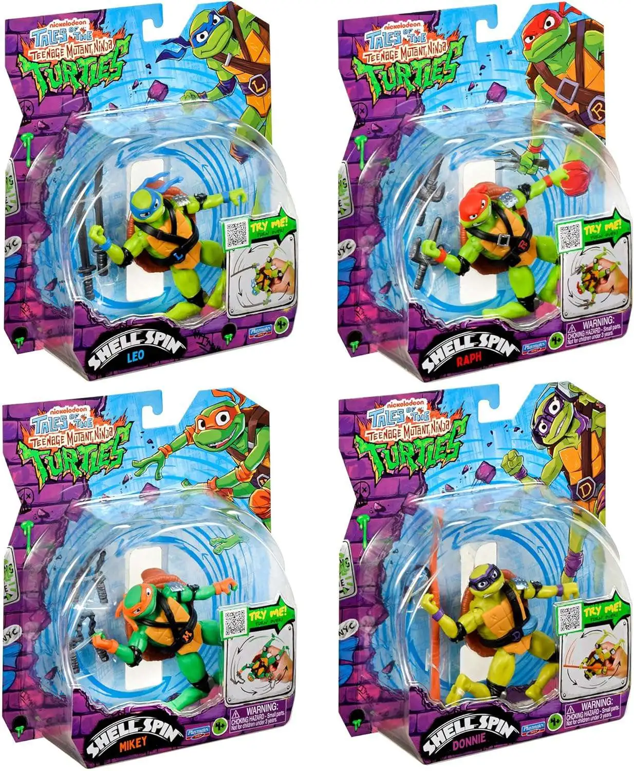 Teenage Mutant Ninja Turtles Tales of the TMNT Shell Spin Turtles ...