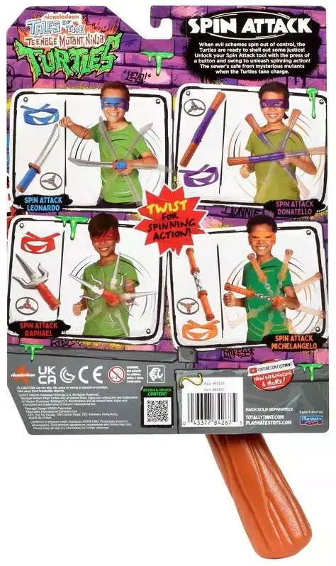 Teenage Mutant Ninja Turtles Tales of the TMNT Spin Attack Donatello ...