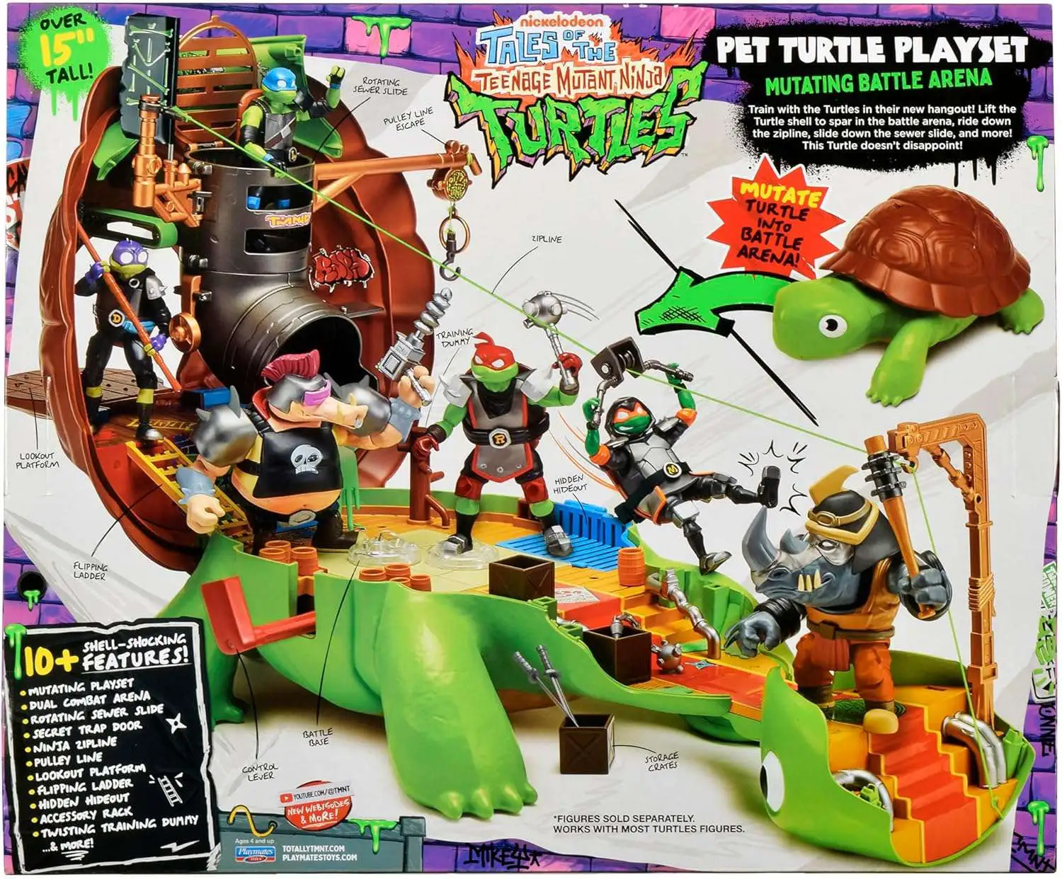 Teenage Mutant Ninja Turtles Tales of the TMNT Mutating Battle Arena ...