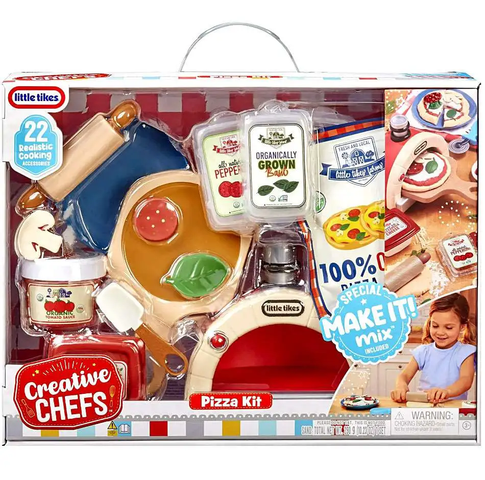 Little Tikes Creative Chefs Pizza Kit Playset MGA Entertainment - ToyWiz