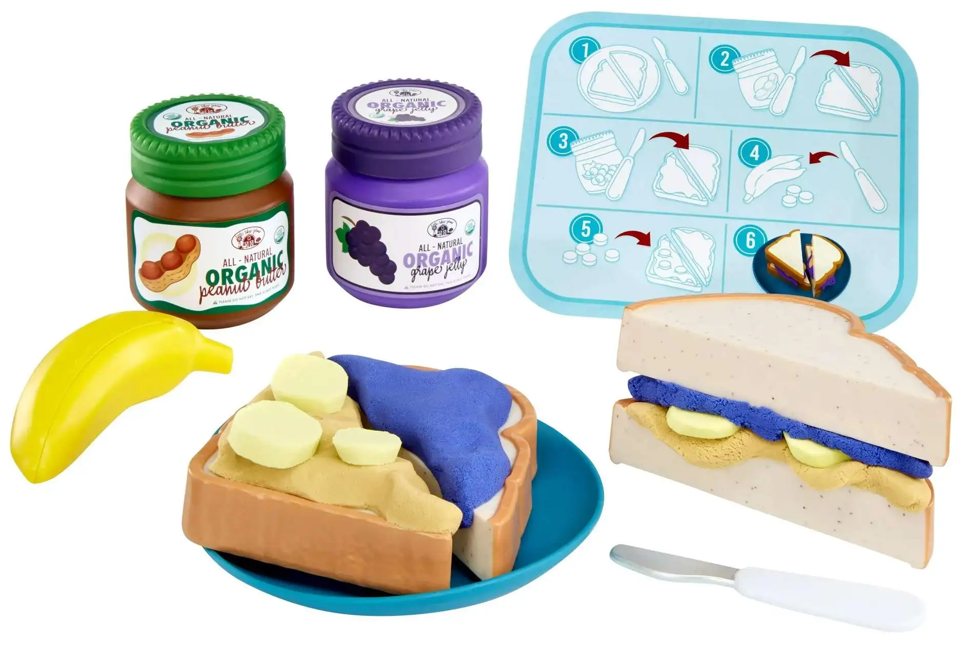 Little Tikes Creative Chefs PBJ Kit Playset MGA Entertainment - ToyWiz