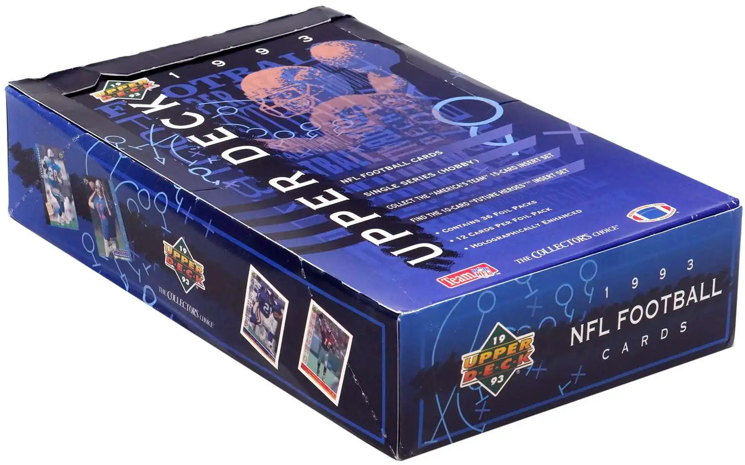 NFL Upper Deck 1993 Football Trading Card HOBBY Box 36 Packs - ToyWiz