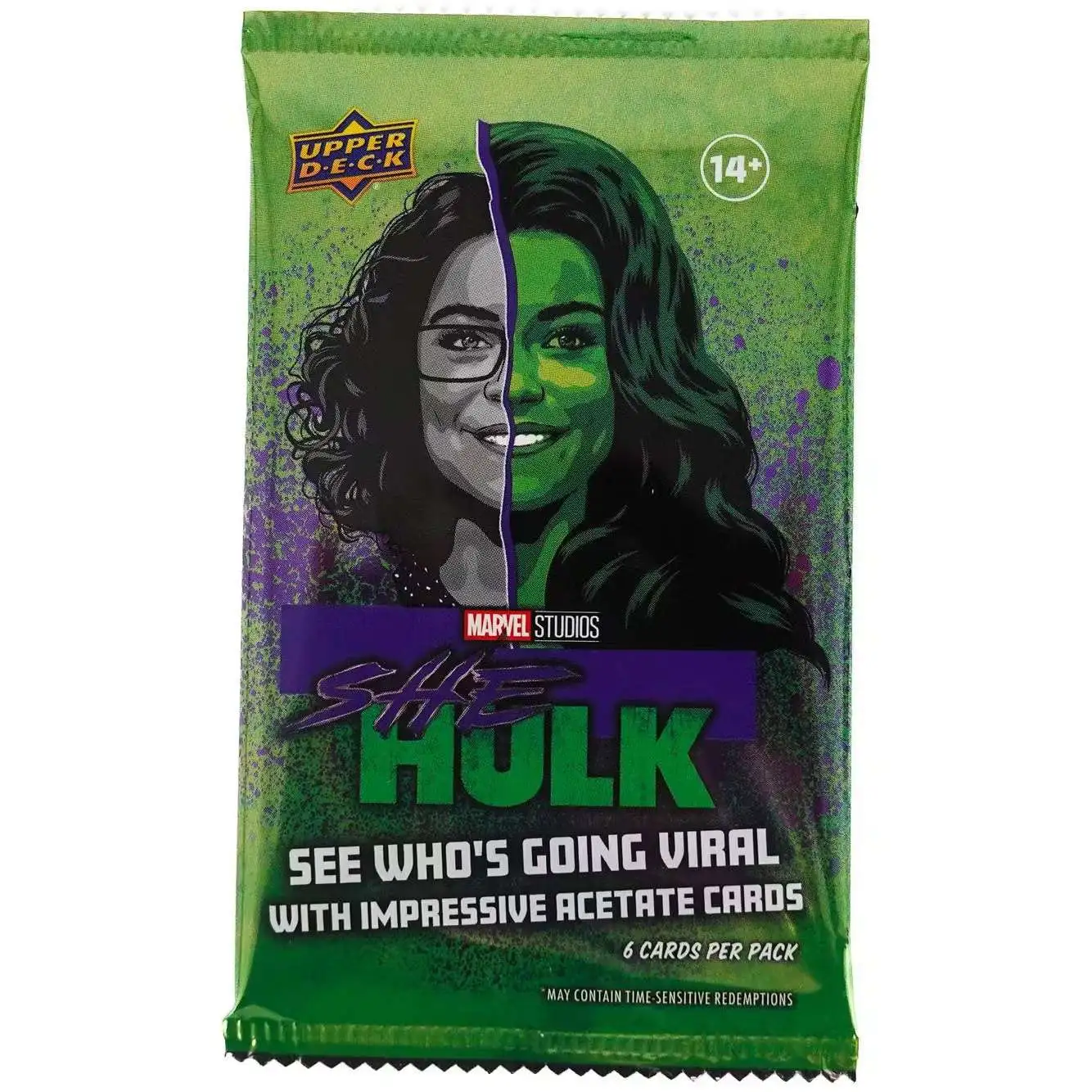 Marvel She-Hulk 2024 She-Hulk Trading Card HOBBY Box 15 Packs Upper ...