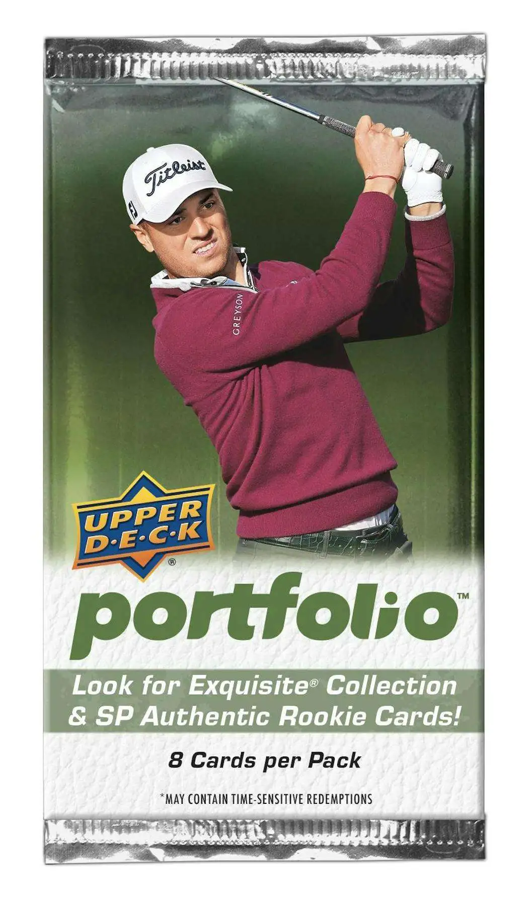 Golf Upper Deck 2024 Portfolio Golf Trading Card HOBBY Pack 8 Cards ...