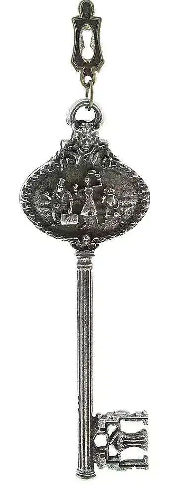 Disney The Haunted Mansion Hitchhiking Ghosts 4 Metal Key Large - ToyWiz