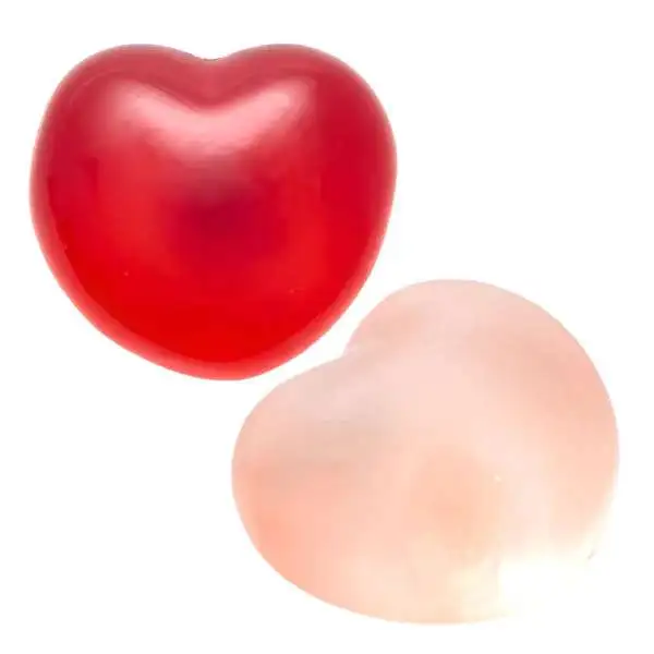 Aurora Sugar Squeezy Heart WHITE Squishy Toy - ToyWiz