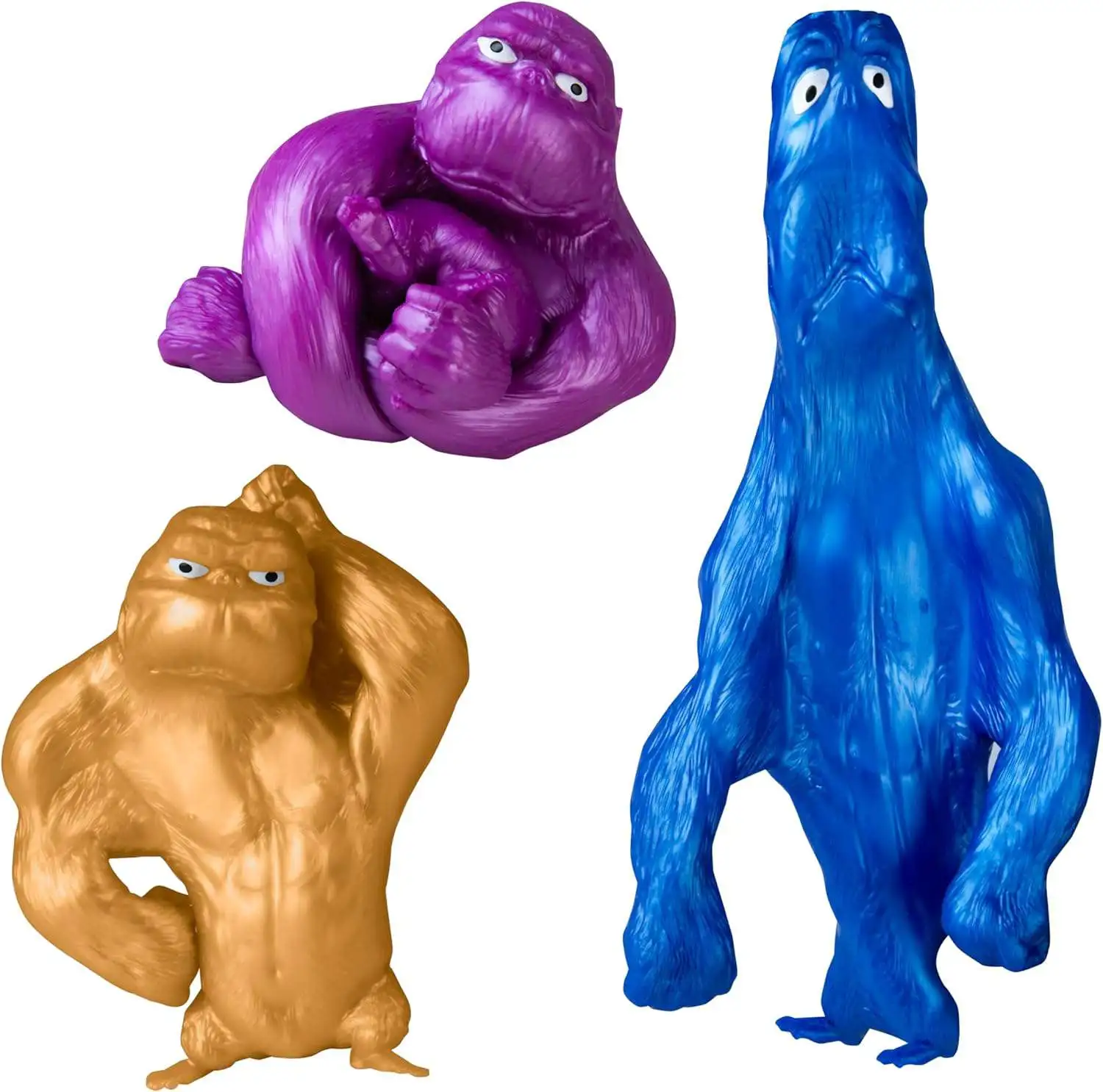 Funkee Monkee Precious Metals PURPLE 4 Figure ORB Toys - ToyWiz